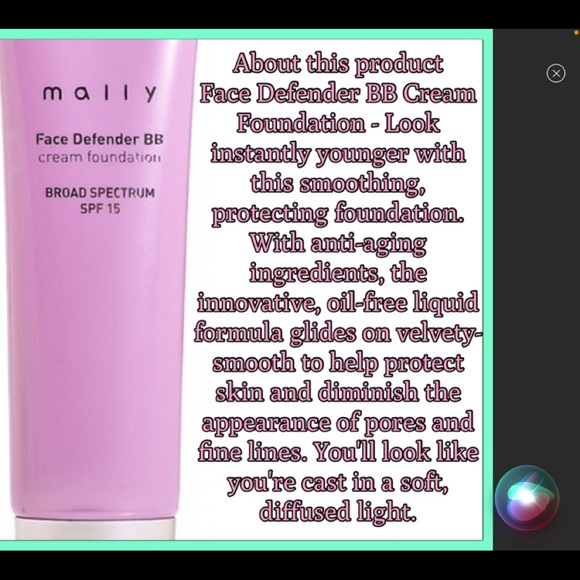 Mally Beauty | Makeup | Mally Face Defender Bb Cream Nwot | Poshmark